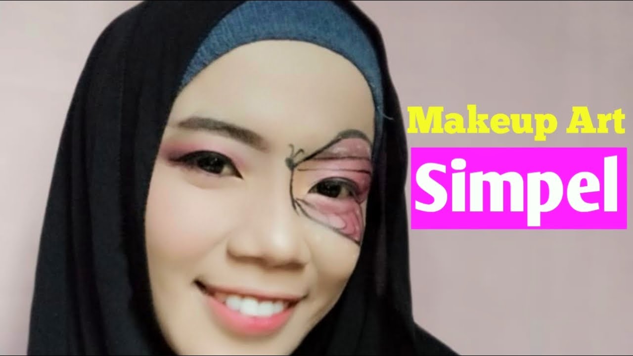 TUTORIAL MAKEUP ART SEDERHANA #belajardirumah #samasaya - YouTube