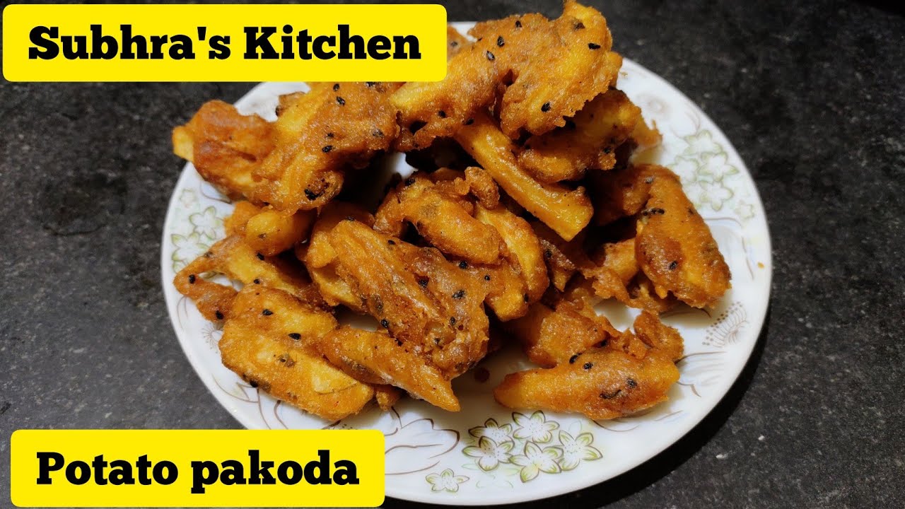 Crispy potato pakoda/Very tasty alu pakoda/বিকেলের জলখাবারে মুচমুচে ...