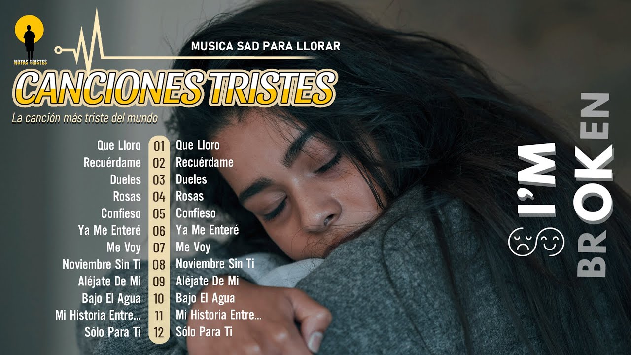 Agris Canciones Tristes ☔ Canciones Tristes Para llorar en Español 😥 La ...