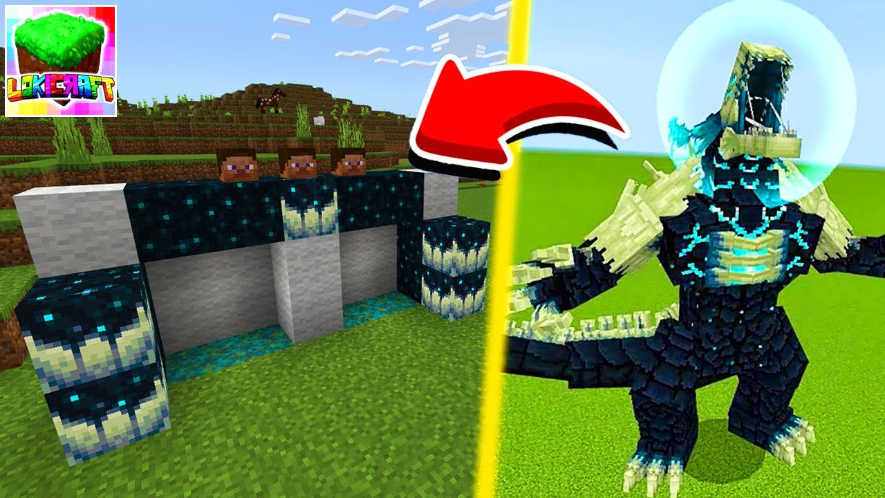 How To Spawn WARDEN GODZILLA in LOKICRAFT - YouTube
