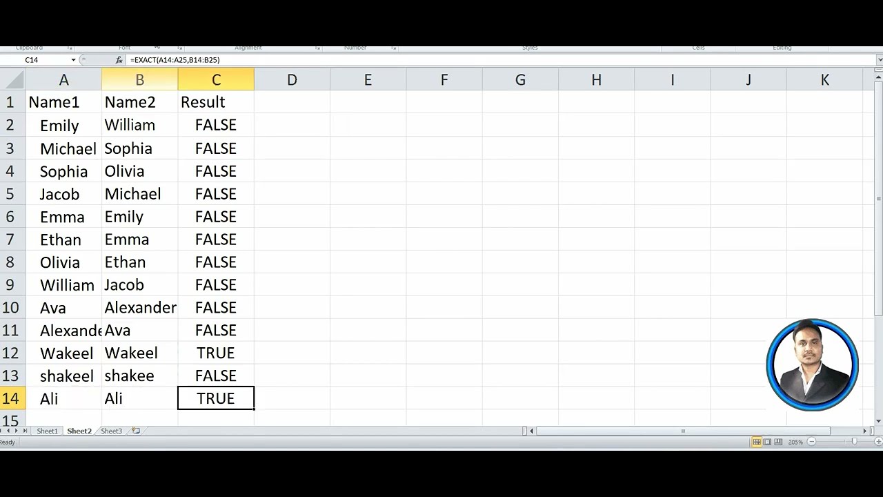 Excel Match Two Column Data By Wakeel Ahmed Seo Expert Youtube 3826