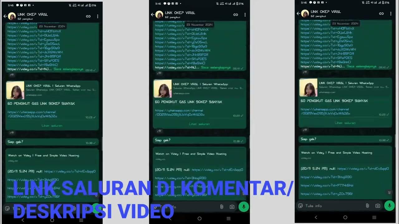 LINK SALURAN BOKEP INDO/ASIA/BARAT/DLL - YouTube
