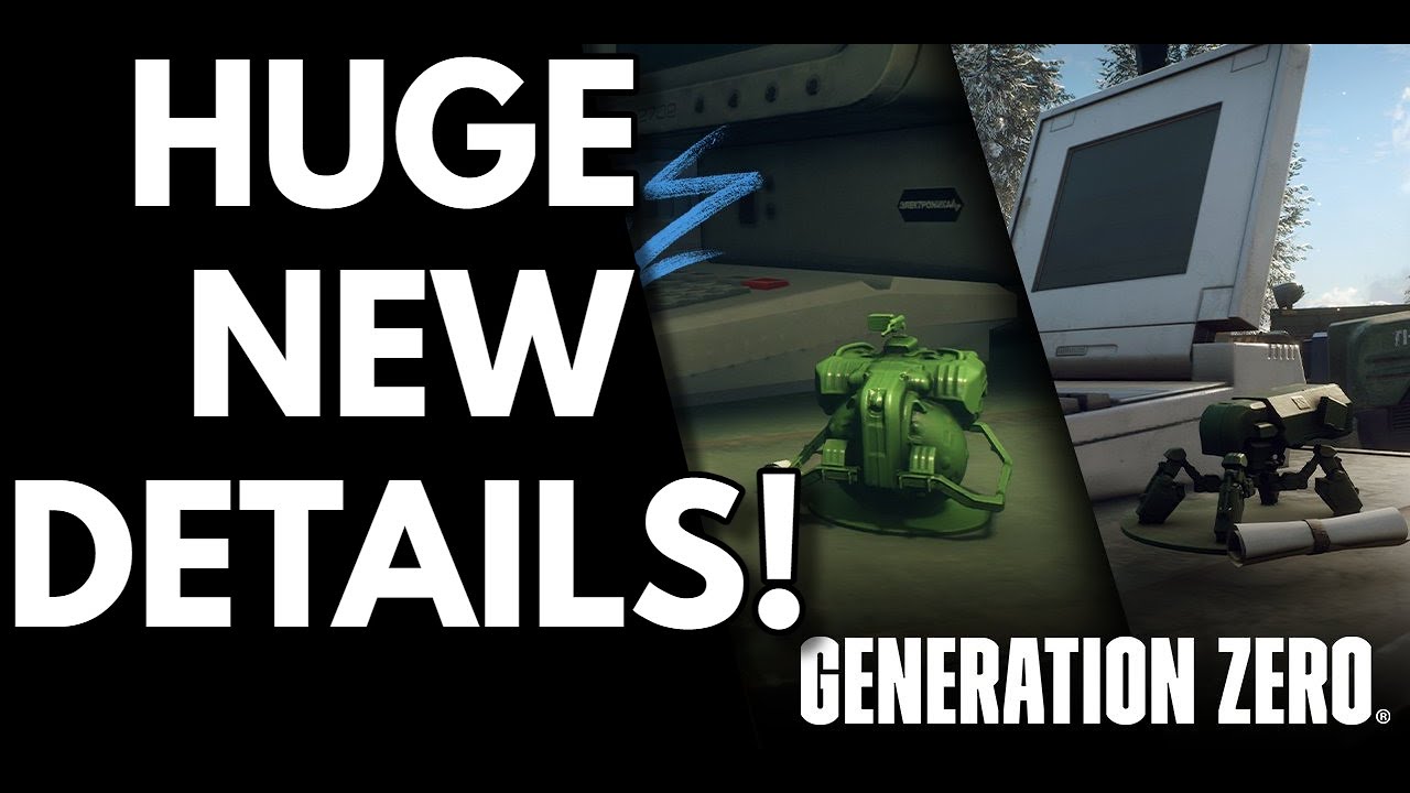 GENERATION ZERO HUGE NEW UPDATE DETAILS! - YouTube