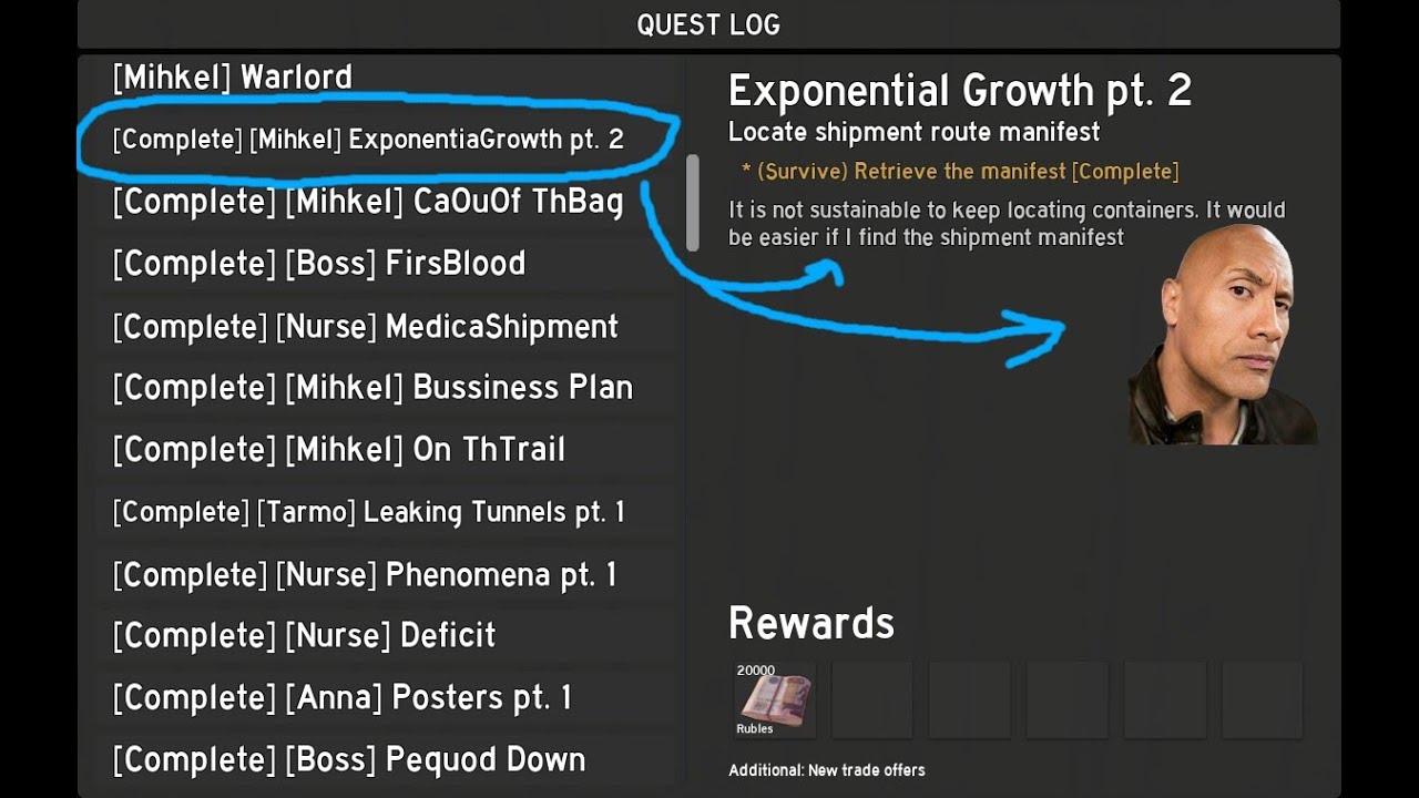 Project Delta Shipment Manifest location for Exponential Growth Pt.2 ...