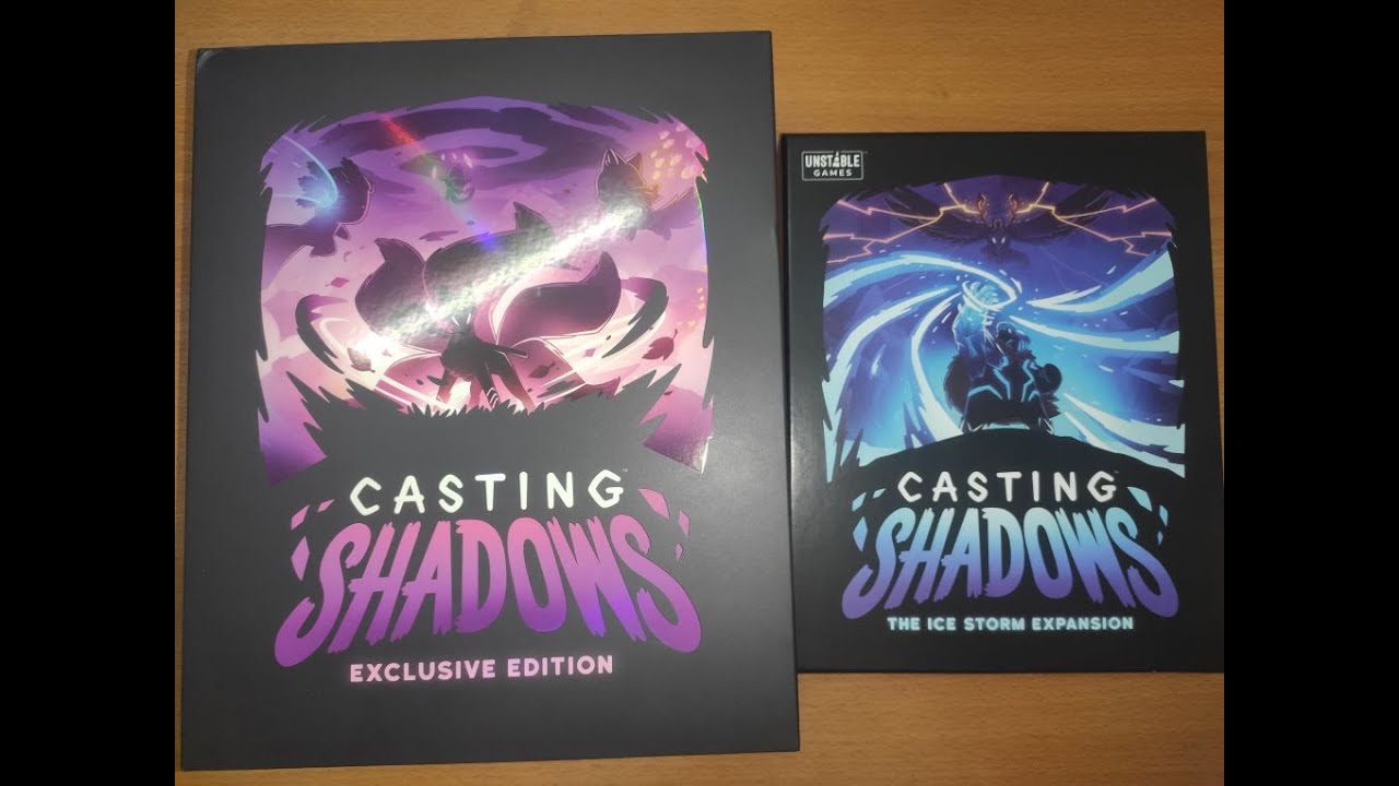 UNBOXING - CASTING SHADOWS - KS Exclusive Edition - Unstable Games ...