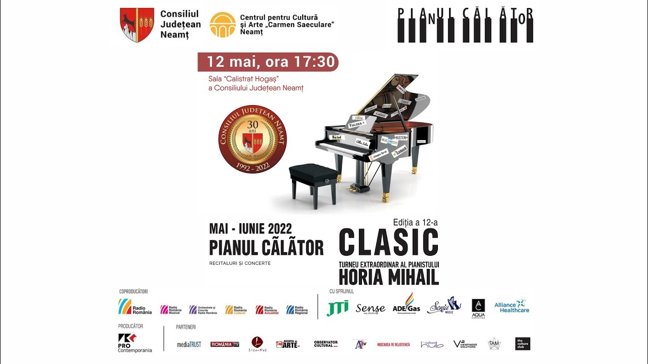 PIANUL CĂLĂTOR - Concert Horia Mihail - YouTube