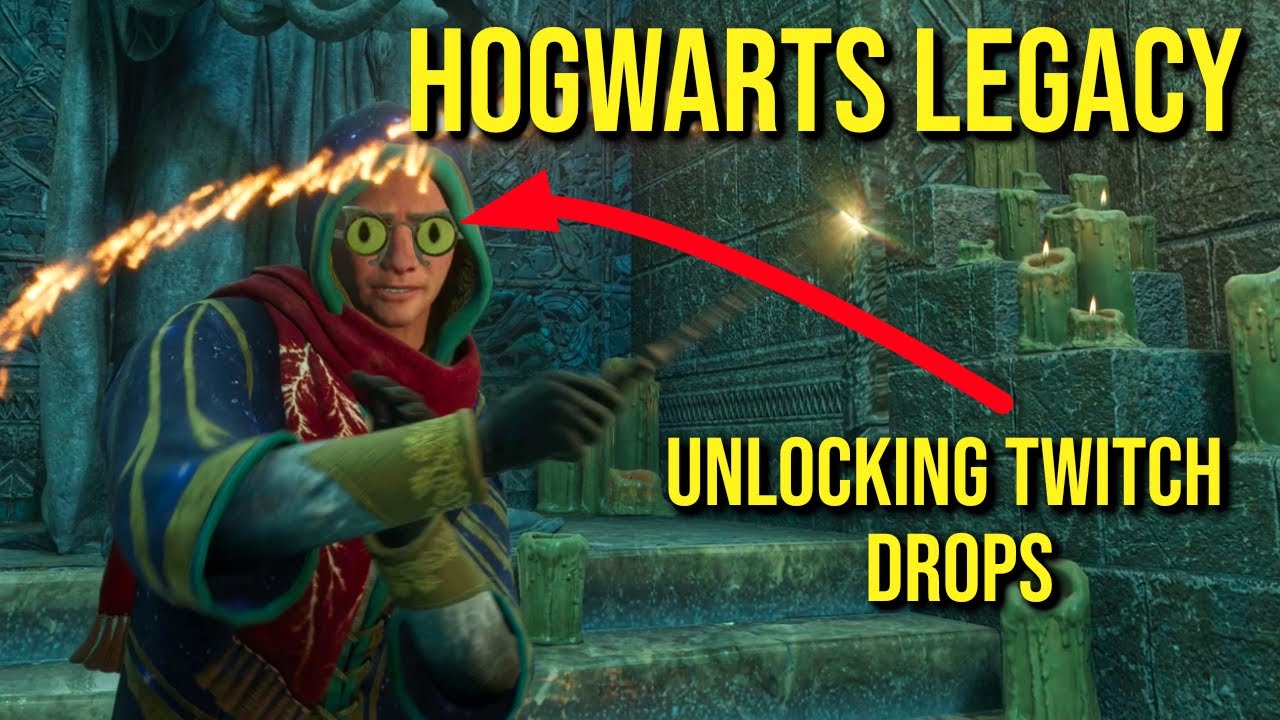 Hogwarts legacy redeeming twitch drops on PS5 / PS4 - How to enable merlin cloak and others in ...