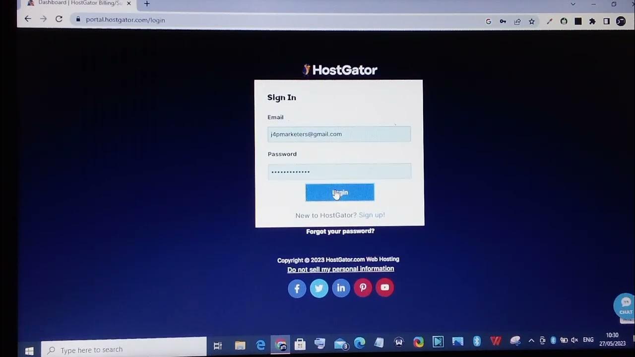 How To Access Your Cpanel as HostGator Service User. | Web design ...