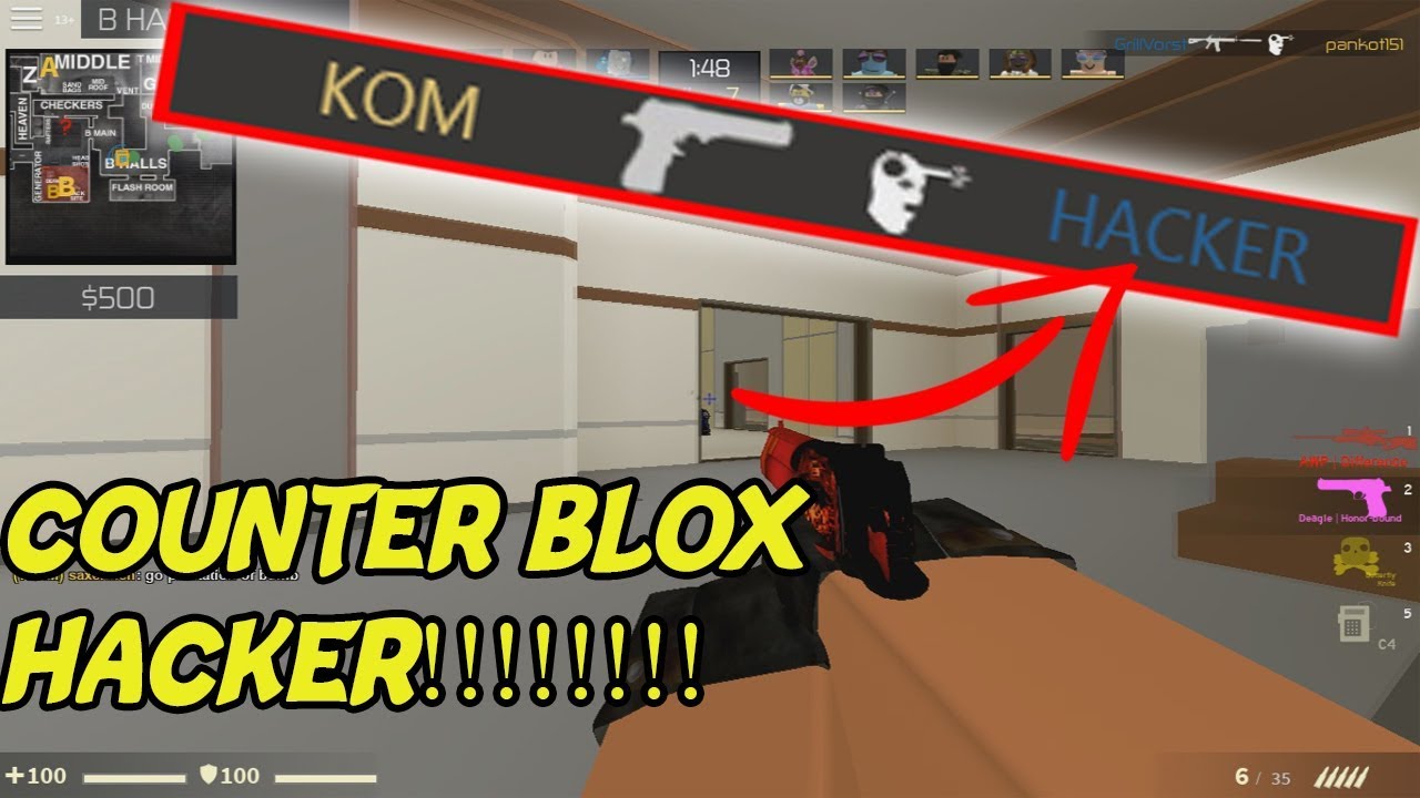 BEATING A HACKER IN COUNTER BLOX | COUNTER BLOX FULL MATCH #2 w/eWOM ...