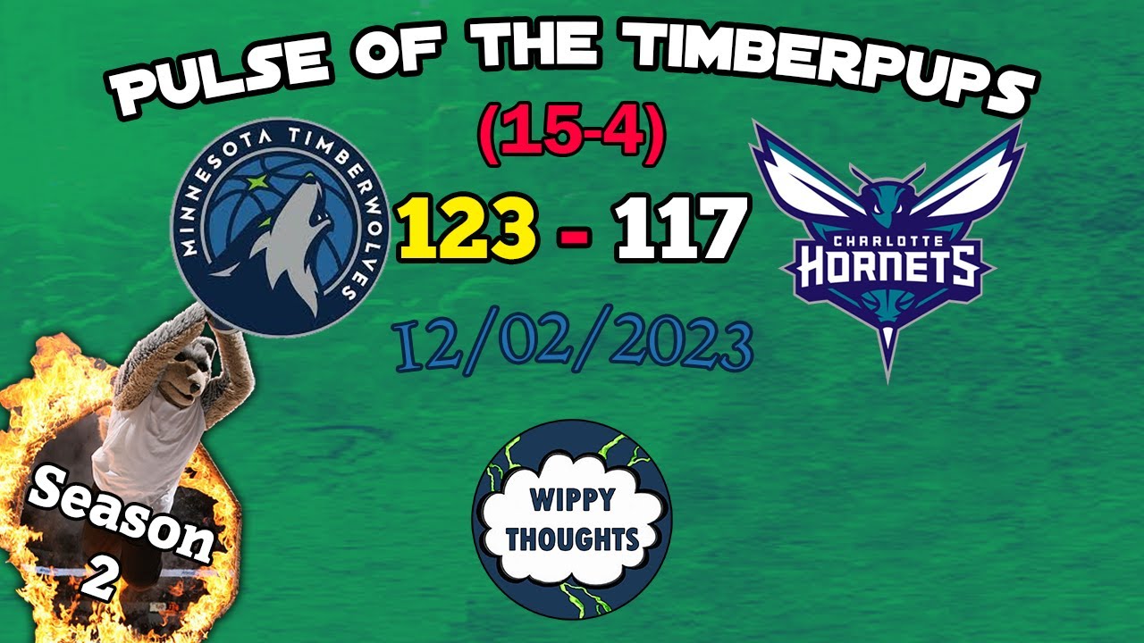 The 3 Big Buzzsaw Hits the Hornets | Pulse of the Timberpups (15-4 ...