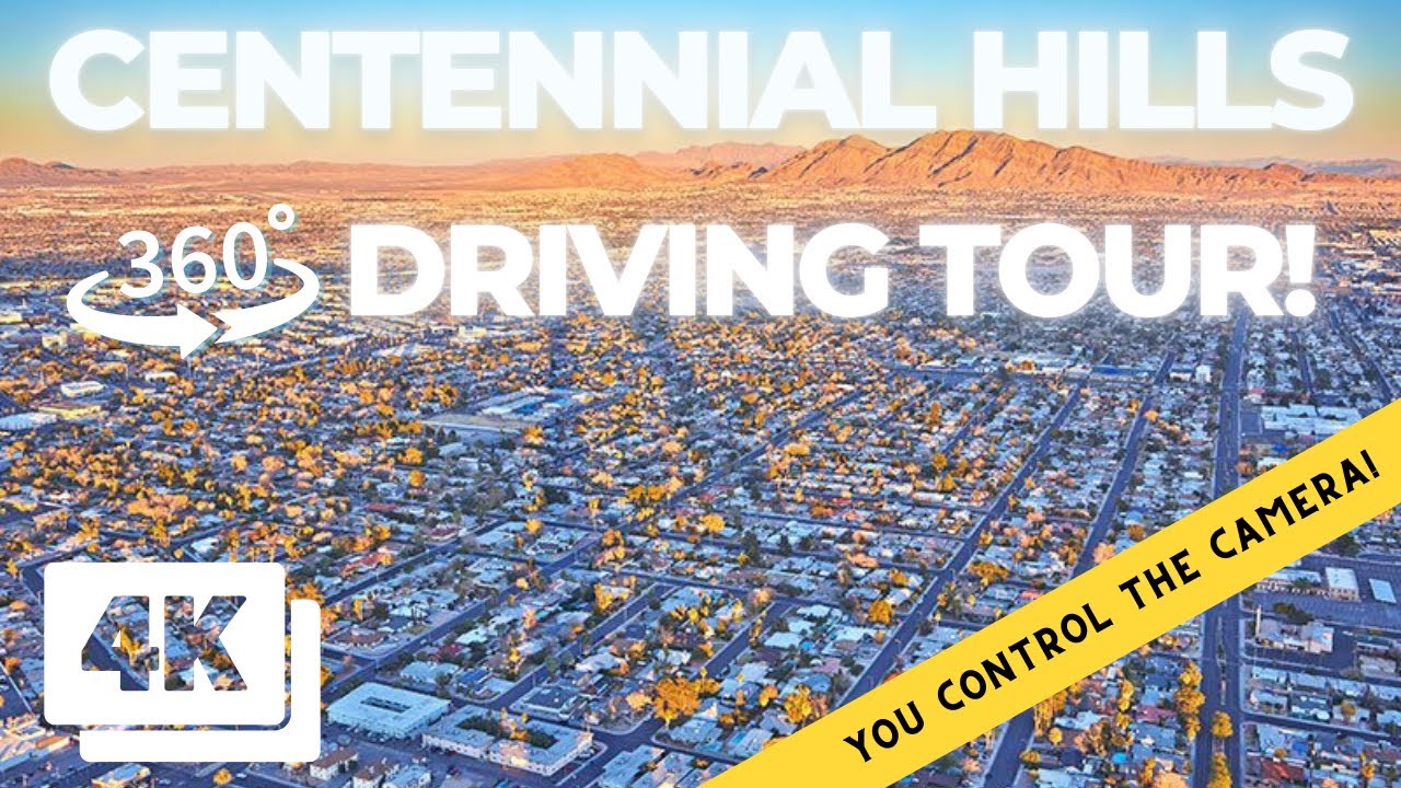 Best Neighborhoods in Las Vegas: CENTENNIAL HILLS! | 360° Driving Tour ...