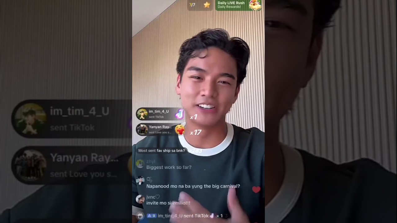 Michael tiktok live | talks about AZRalph | pbb collab #pbb - YouTube