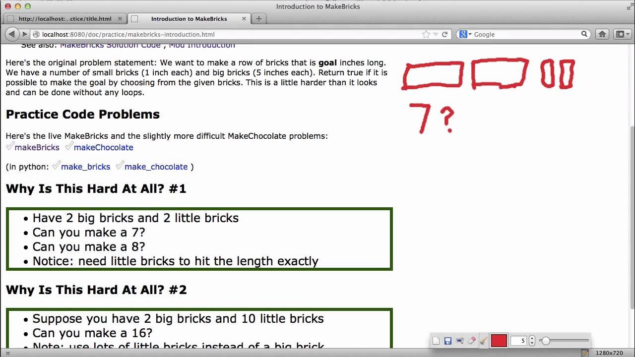 CodingBat #6 - Introduction to MakeBricks Code - YouTube