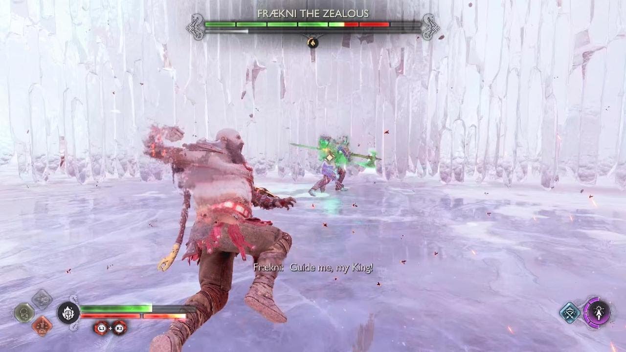 Fraekni The Zealous Beserker Fight - God of War Ragnarök - Guardian ...