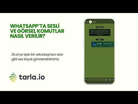 WhatsApp'ta Sesli ve Görsel Komutlar Nasıl Verilir? | 11 Günde Dijital Tarım (8. Gün) 🎙️📸