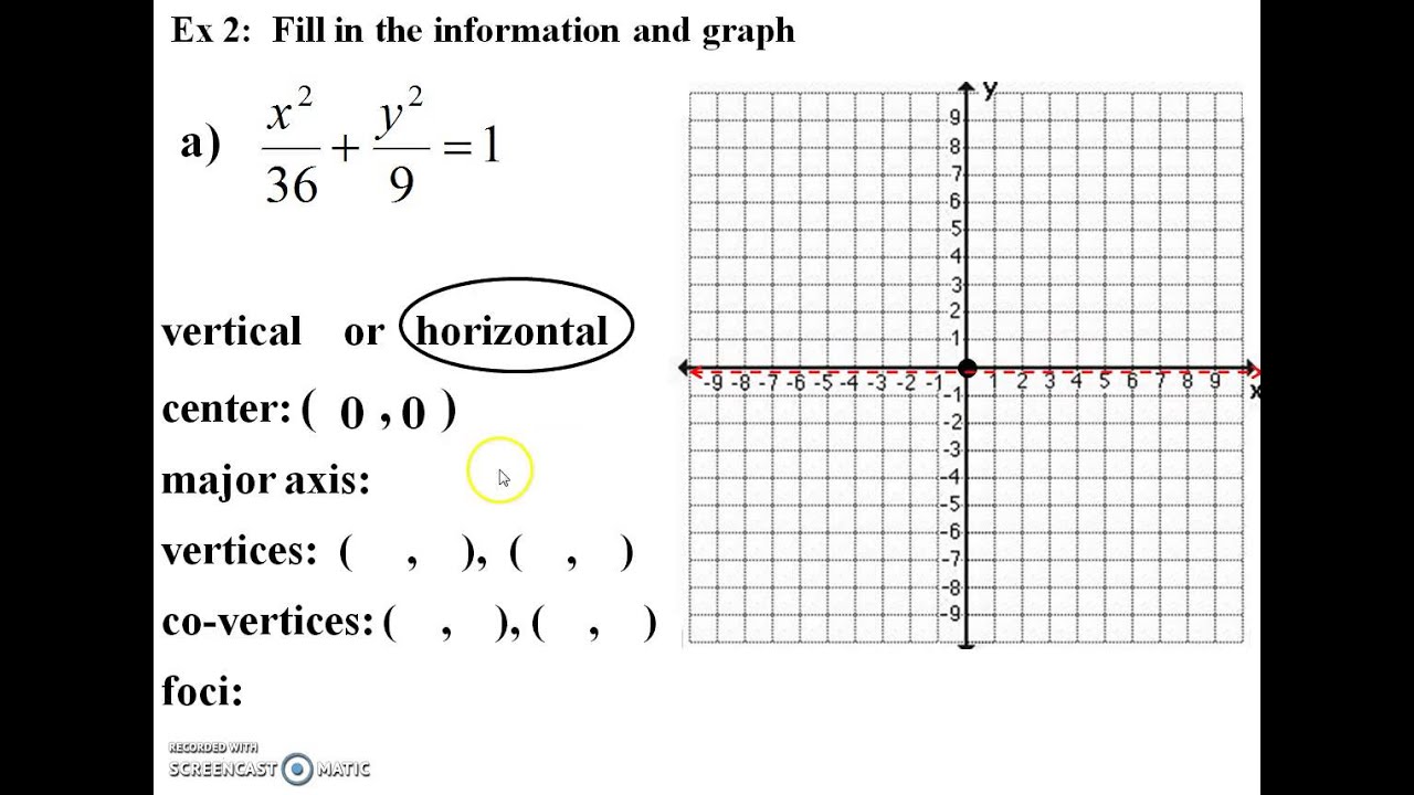 Ellipse Conics video Part 1 - YouTube