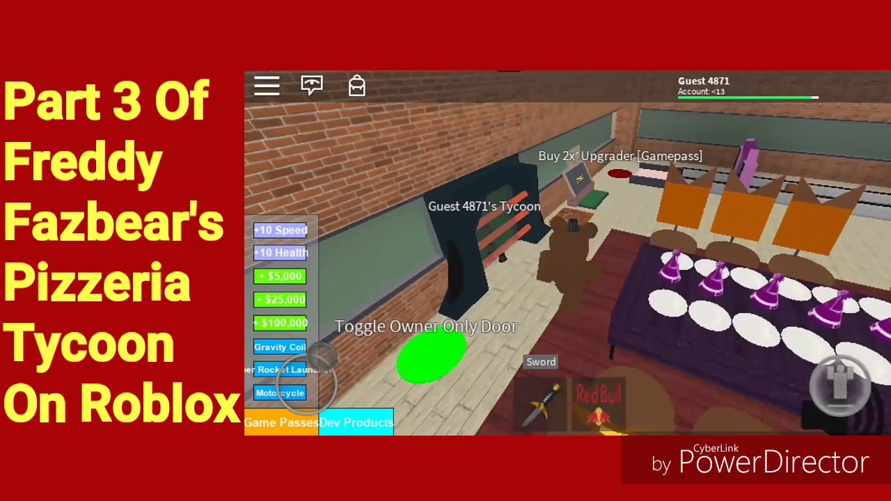 Roblox | Freddy Fazbear's Pizzeria Tycoon: Part 3 - YouTube