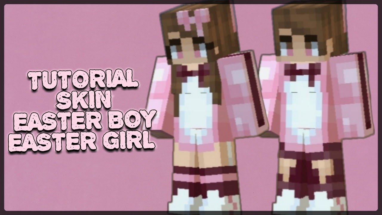 TUTORIAL: Skin Easter Boy/Easter Girl (Pixel Gun 3D) - Free Copy - YouTube