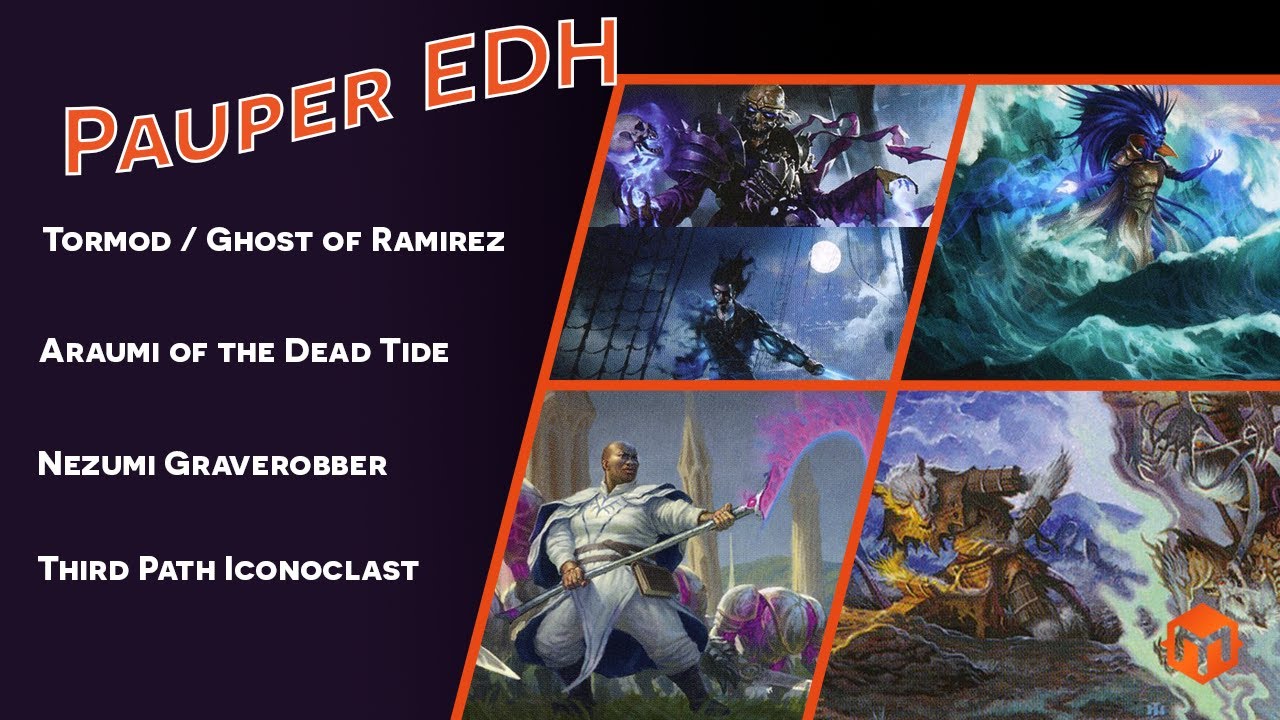 Pauper EDH - Tormod/Ghost of Ramirez VS Araumi VS Nighteyes VS Third ...