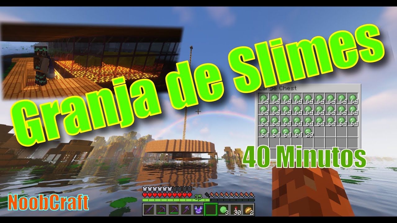 SUPER EFICIENTE GRANJA DE SLIME. MINECRAFT 1.20+ SUPER FÁCIL!! 😱🤯 - YouTube