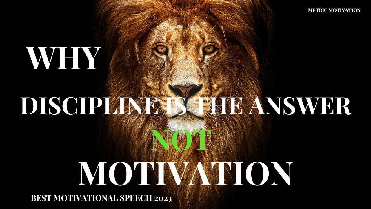 WHY DISCIPLINE IS THE ANSWER & NOT MOTIVATION! The Ideology. Best ...