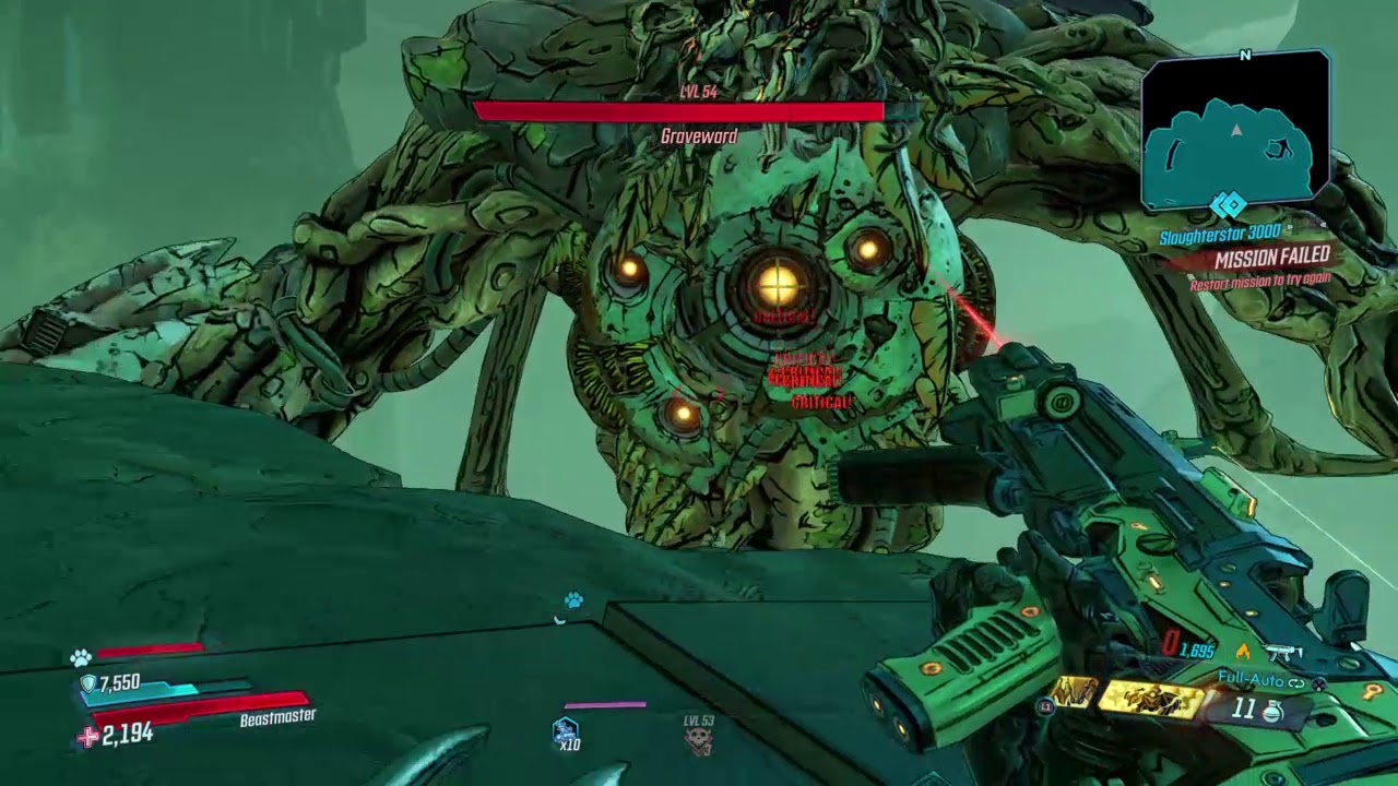 SLEEPING GIANT destroys GRAVEWARD BL3 - YouTube