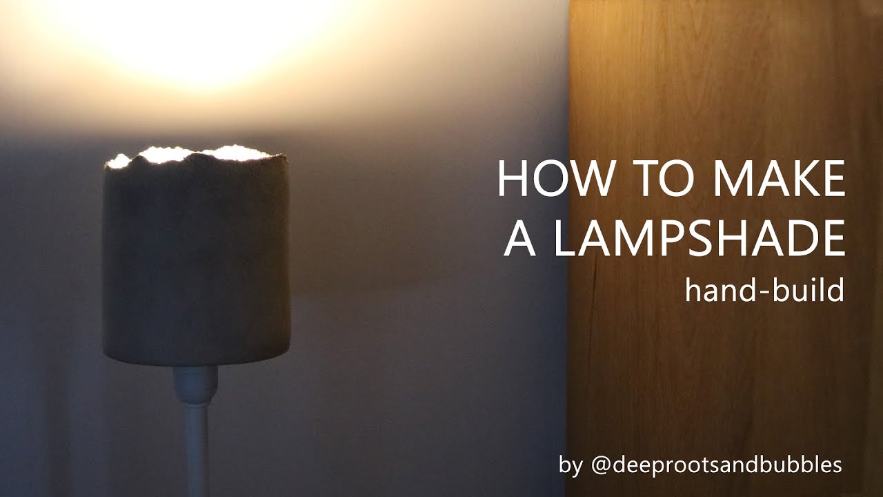 How to make a lampshade - (hand-built ceramics) | The entire pottery ...