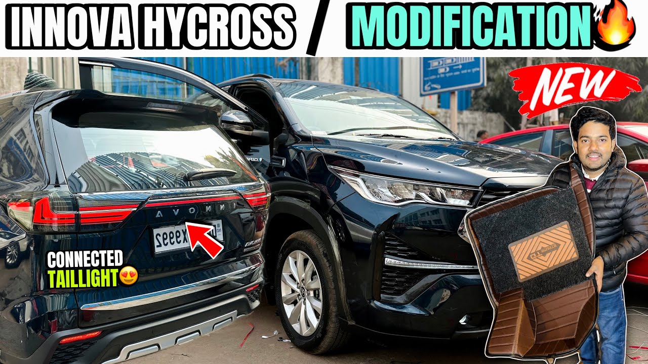 Innova Hycross Modification🔥| Connected Taillight | Hycross Modified😍 ...