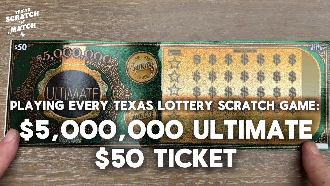 PLAYING EVERY SCRATCH GAME IN TEXAS! $5,000,000 Ultimate $50 Ticket 💸 ...