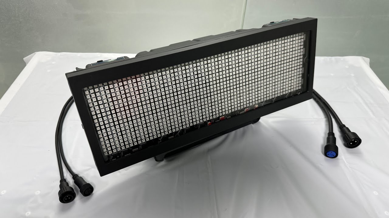 Waterproof LED Pixel Strobe Light DMX512 120Pixels 1080LEDs - YouTube