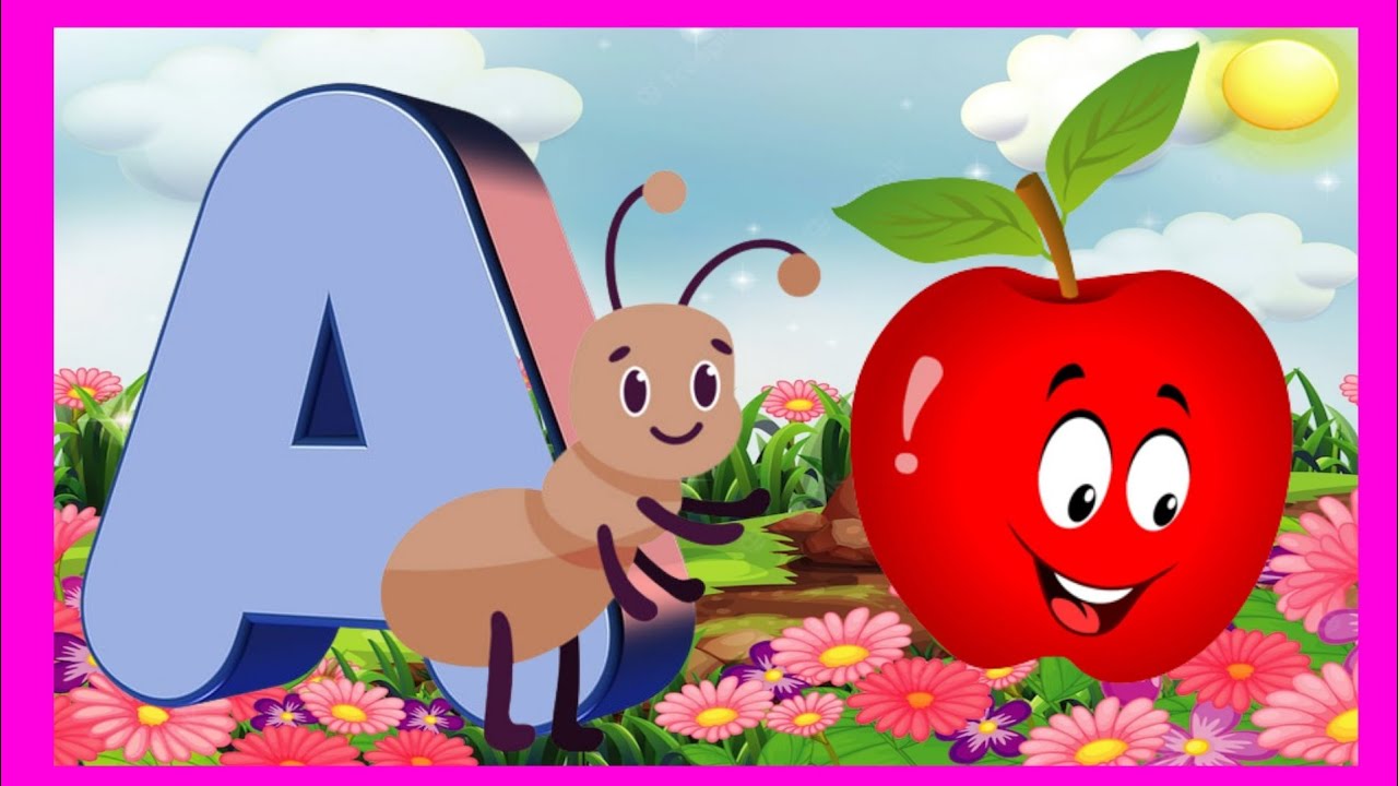 ABC Phonics Song | Phonics Song With Two Words | A For Apple,A For Ant ...
