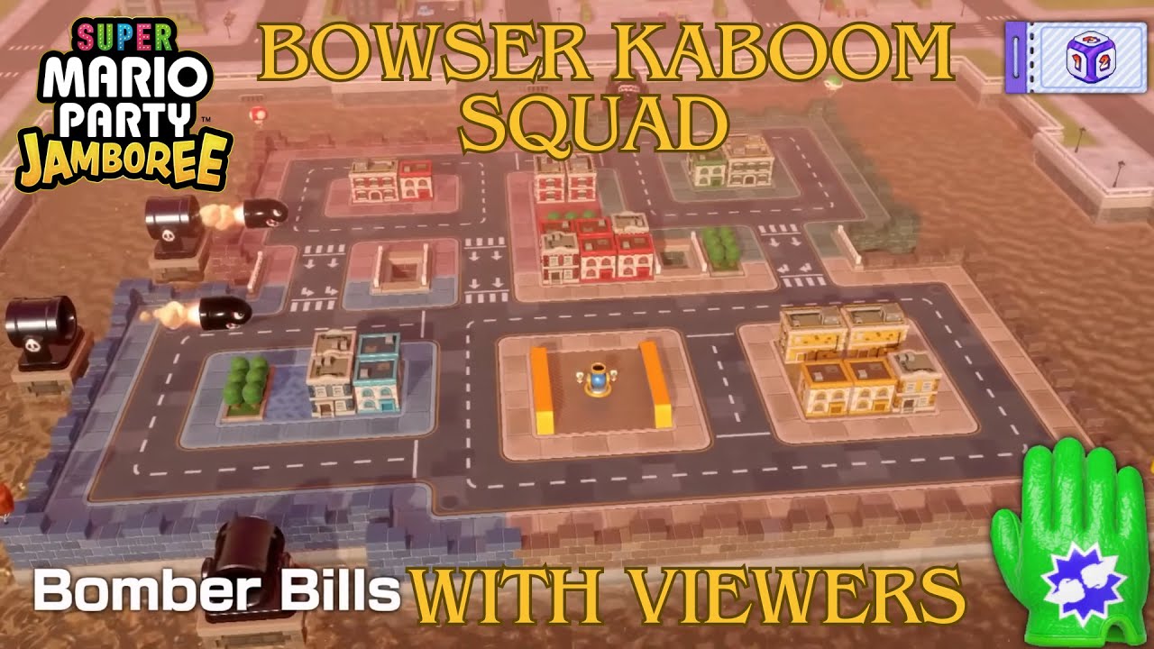 Super Mario Party Jamboree Bowser Kaboom Squad with viewers 🥳 ...