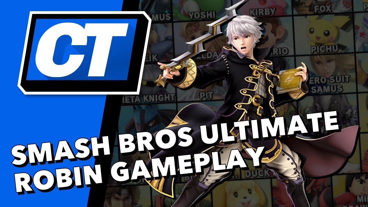 Robin Gameplay in Super Smash Bros. Ultimate - YouTube