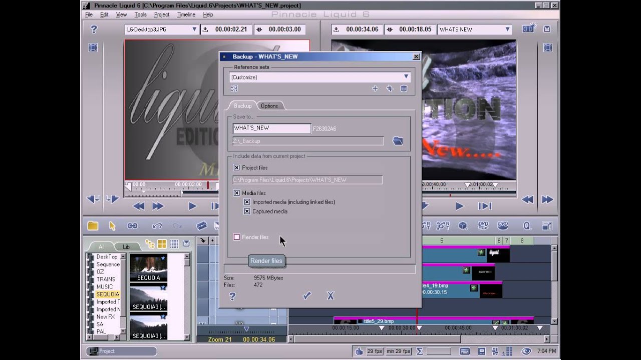 Avid Liquid Tutorial BACK UP - RESTORE - YouTube