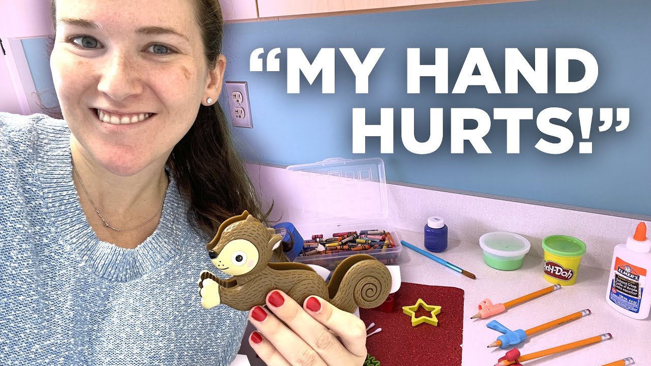 How to Build Hand Strength in the Art Room with Everyday Items - YouTube