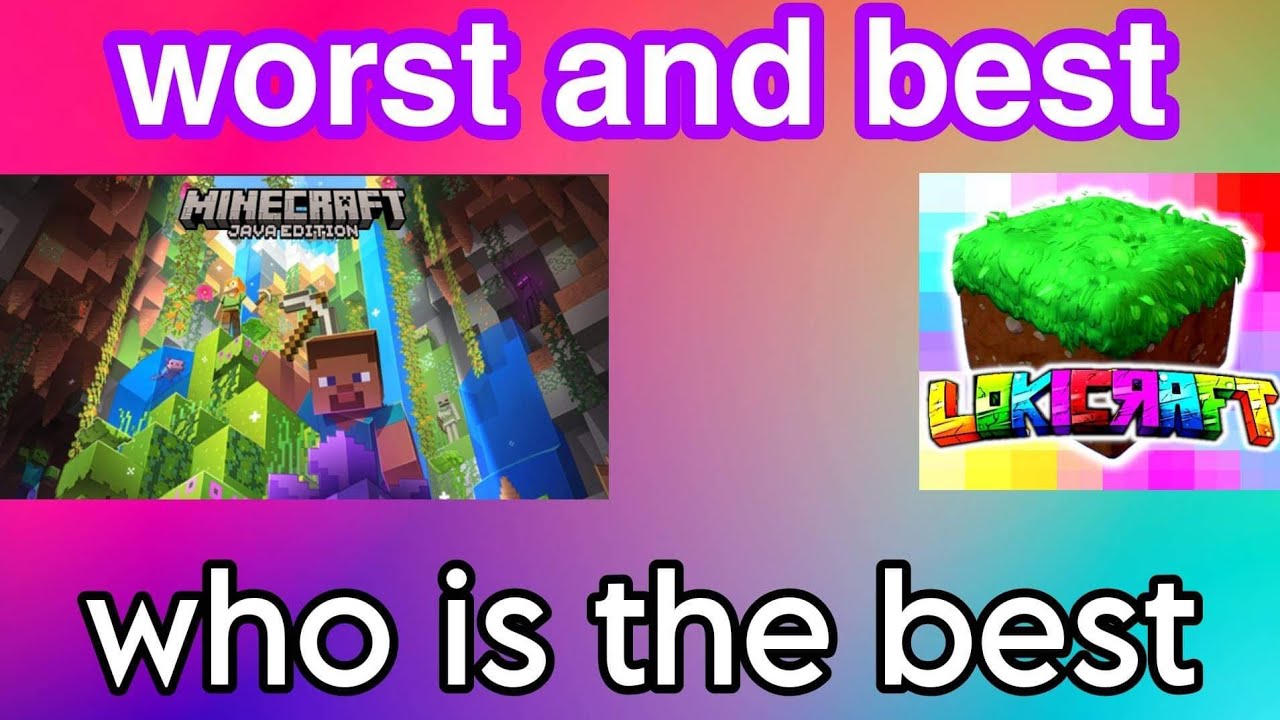 Minecraft worst and best games // Lets try - YouTube