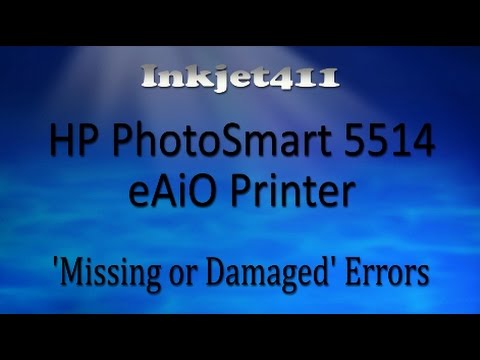 HP Photosmart 5514 Error Troubleshooting - YouTube
