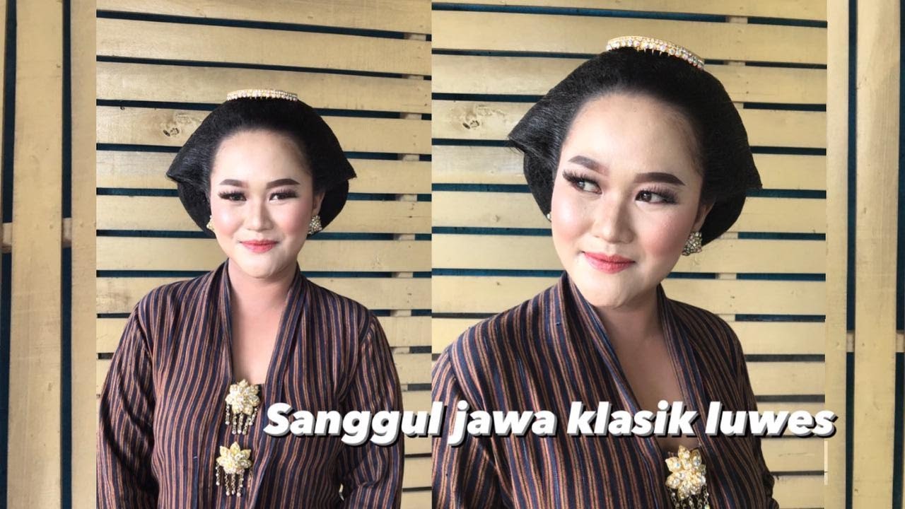 Sanggul Jawa Klasik Luwes - YouTube
