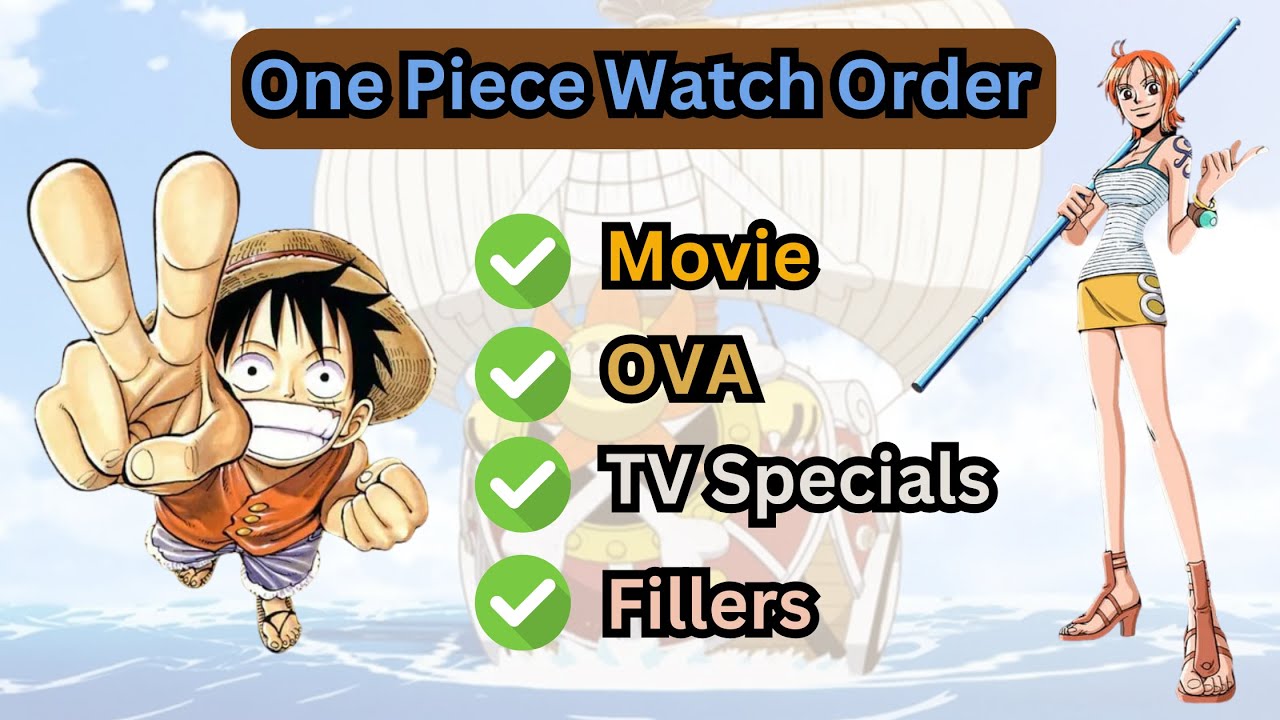 How To Watch One Piece In Order [Movies, OVA, TV Specials + Fillers ...