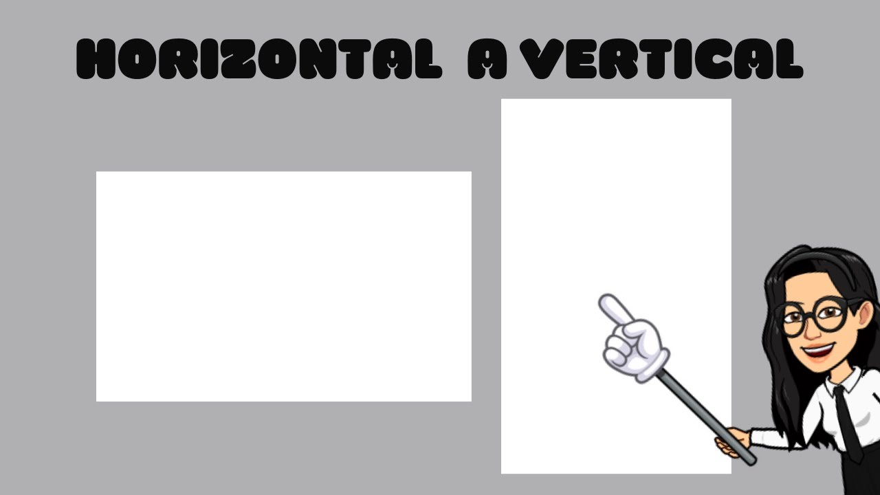 como poner una hoja de power point en vertical - YouTube