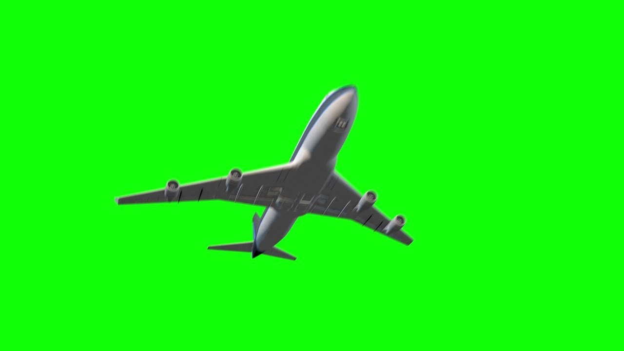 Airplane Compilation on Green Screen - Airplane Compilation on Chroma ...