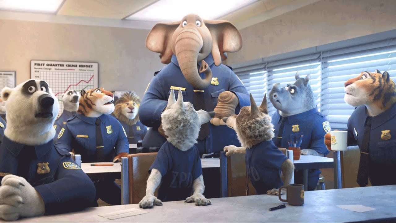 Zootropolis - Elephant in the Room Clip - Disney NL - YouTube
