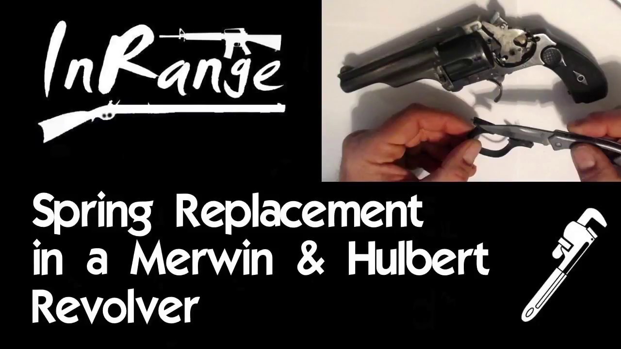Spring Replacement in a Merwin & Hulbert 38 S&W Revolver - YouTube