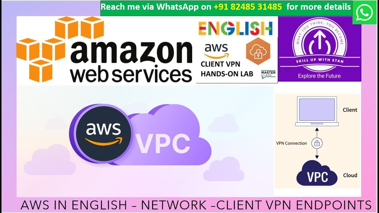 AWS IN ENGLISH - NETWORK - VPN DEMO - CLIENT VPN ENDPOINTS - YouTube