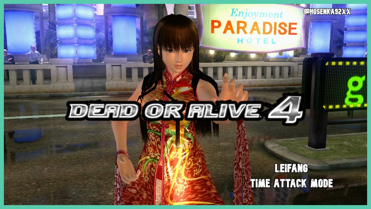 Dead or Alive 4 - LeiFang Time Attack Mode - YouTube