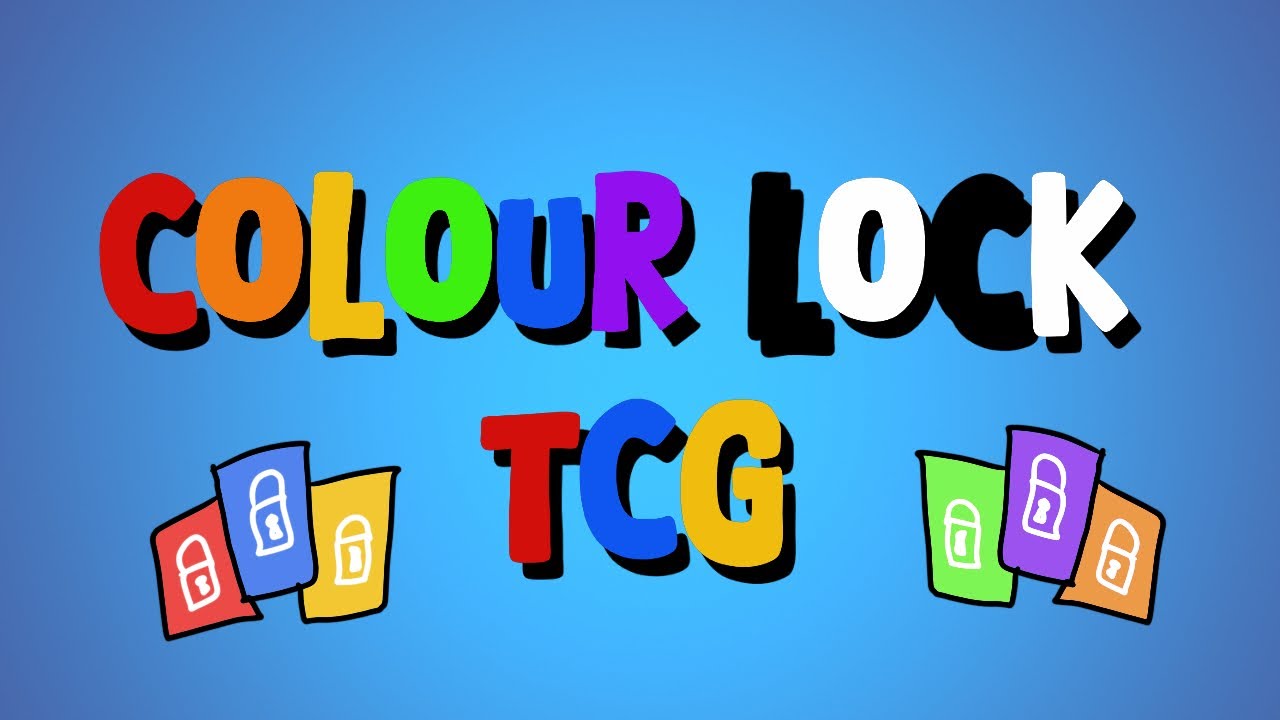 Colour Lock | MAKING MY OWN CARD GAME - YouTube