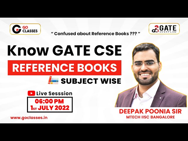 Best Standard Text Books For Gate Cse Gate 2024 Preparation 47 Off