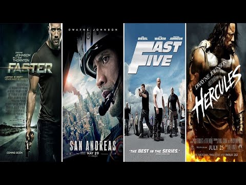 Top 10 Movies Dwayne Johnson ( The Rock ) IMDb RATING 2018 - YouTube