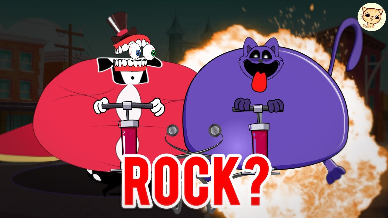 Fat Caine inflates Catnap Smiling Critters! Faster - YouTube