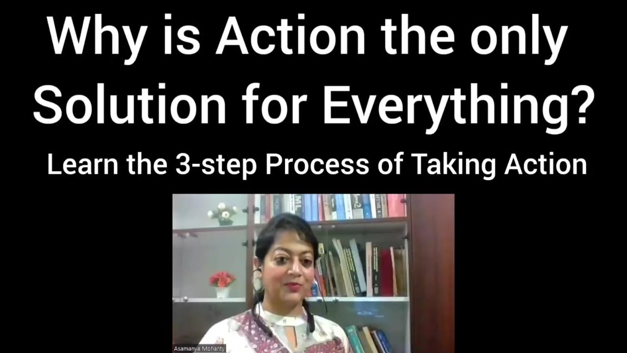Why is Action the only Solution for Everything? - YouTube